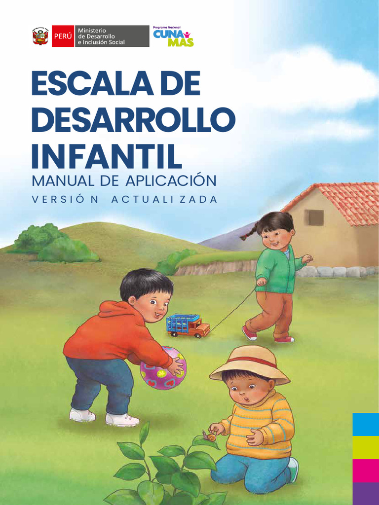 Manual Escala de Desarrollo Infantil Esdi - PNCM 22.02.2024 | PDF