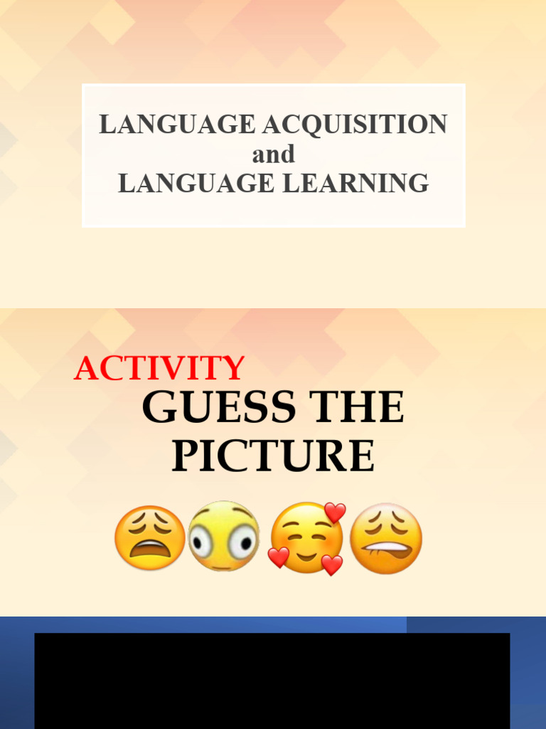Language Acquisition vs. Learning Explained | PDF | Career & Growth ...