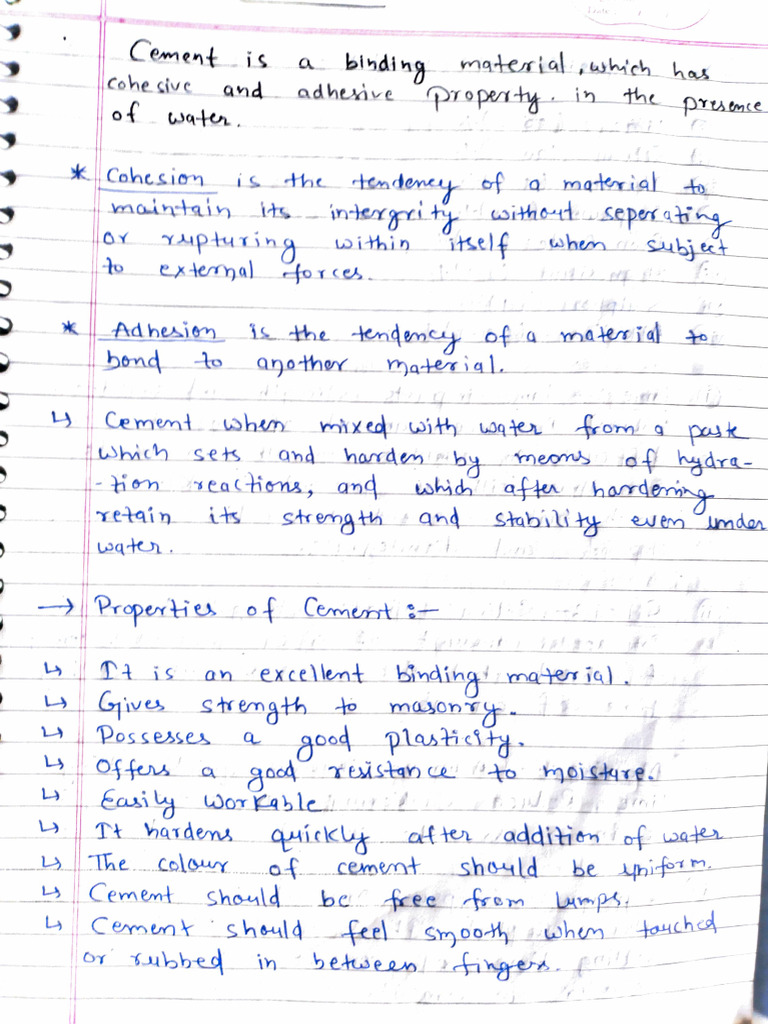 Cement | PDF | Composite Material | Building Engineering