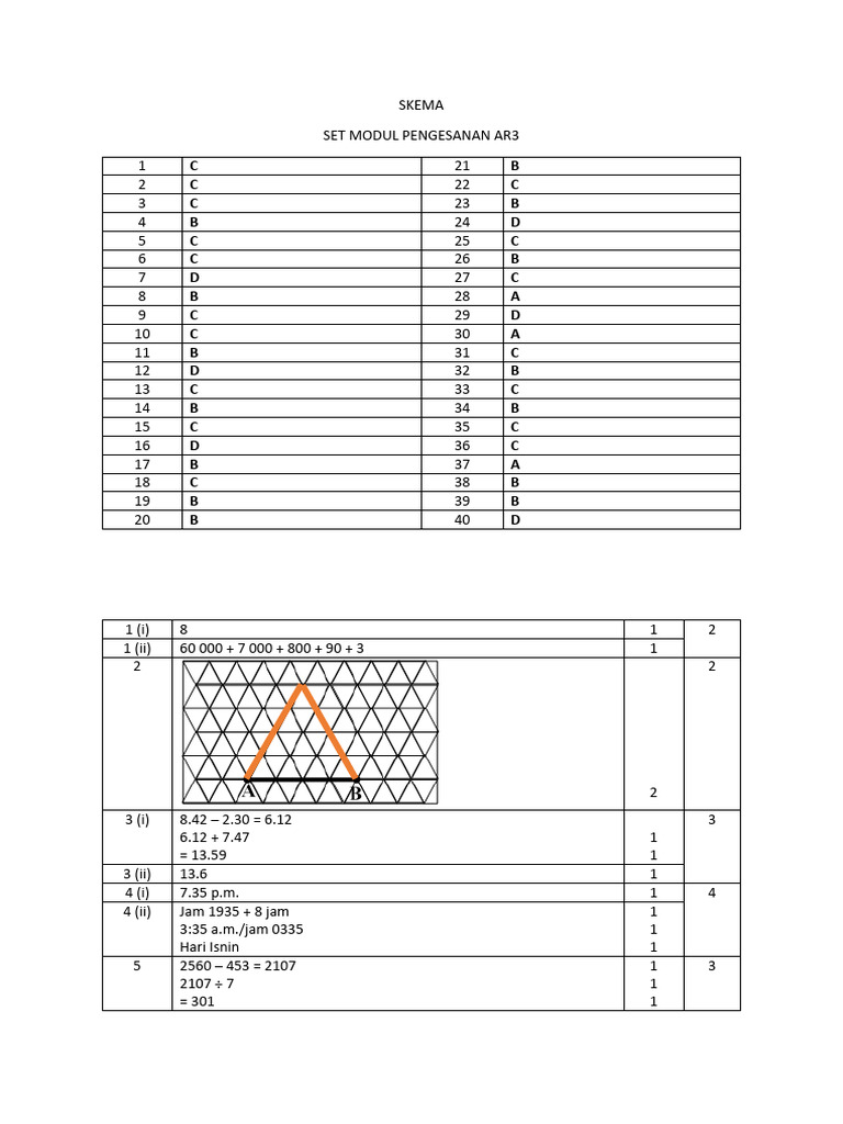 SKEMA Set Modul Pengesanan AR3 | PDF