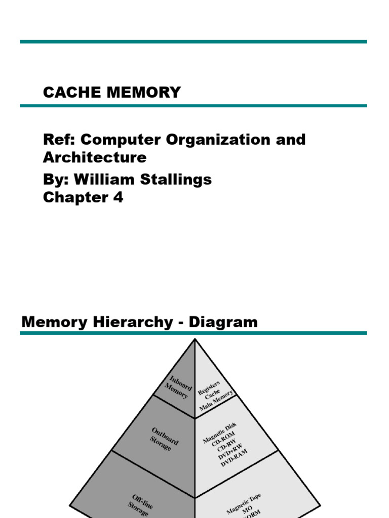 Cache Memory Essentials | PDF | Cpu Cache | Random Access Memory