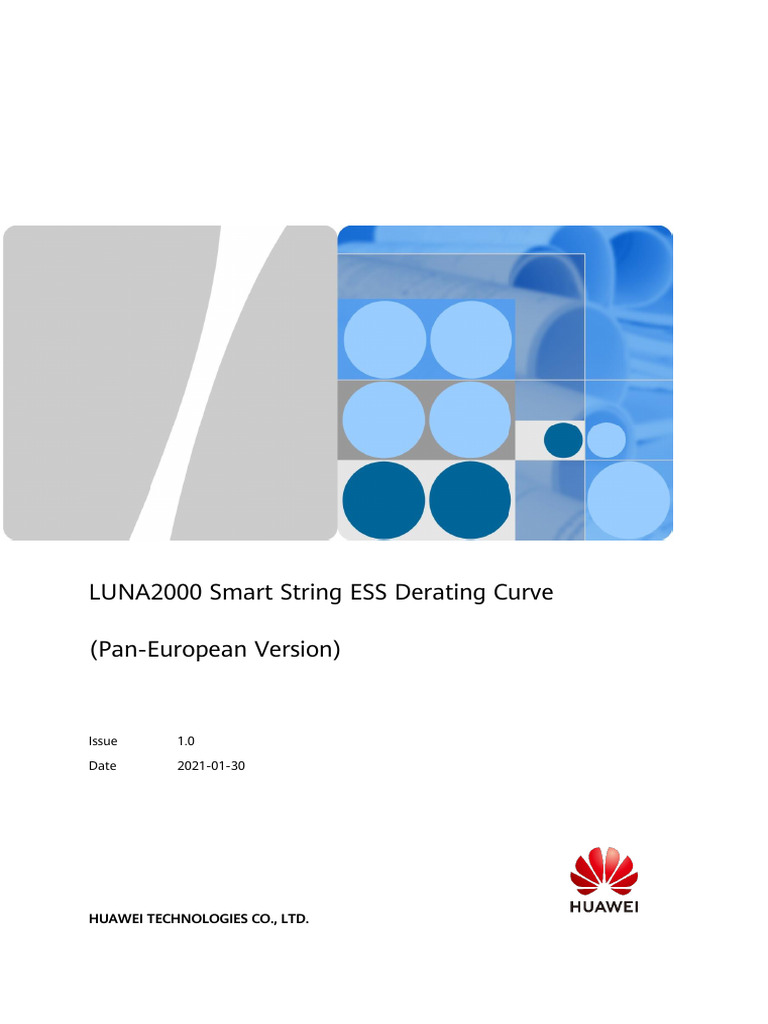 Derating Curve - LUNA2000 Smart String ESS | PDF | Energy Storage ...