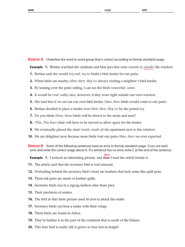 Glossary of Usage D: of Some, Somewhat Their, There, They're This Here ...