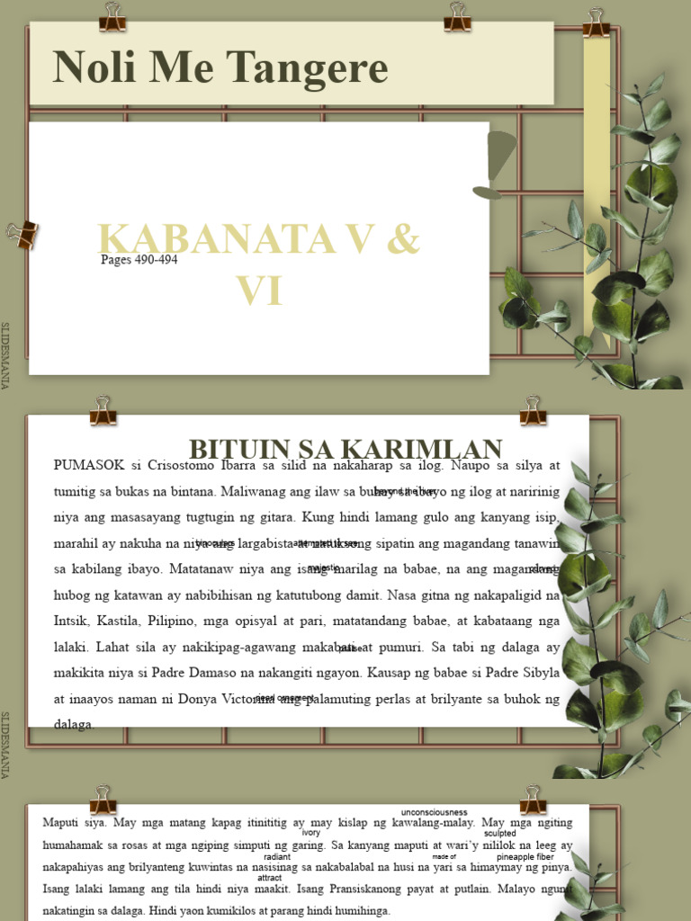 Noli Me Tangere | PDF