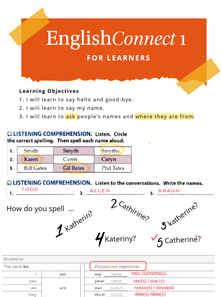 Basic Conversational Skills in English | PDF