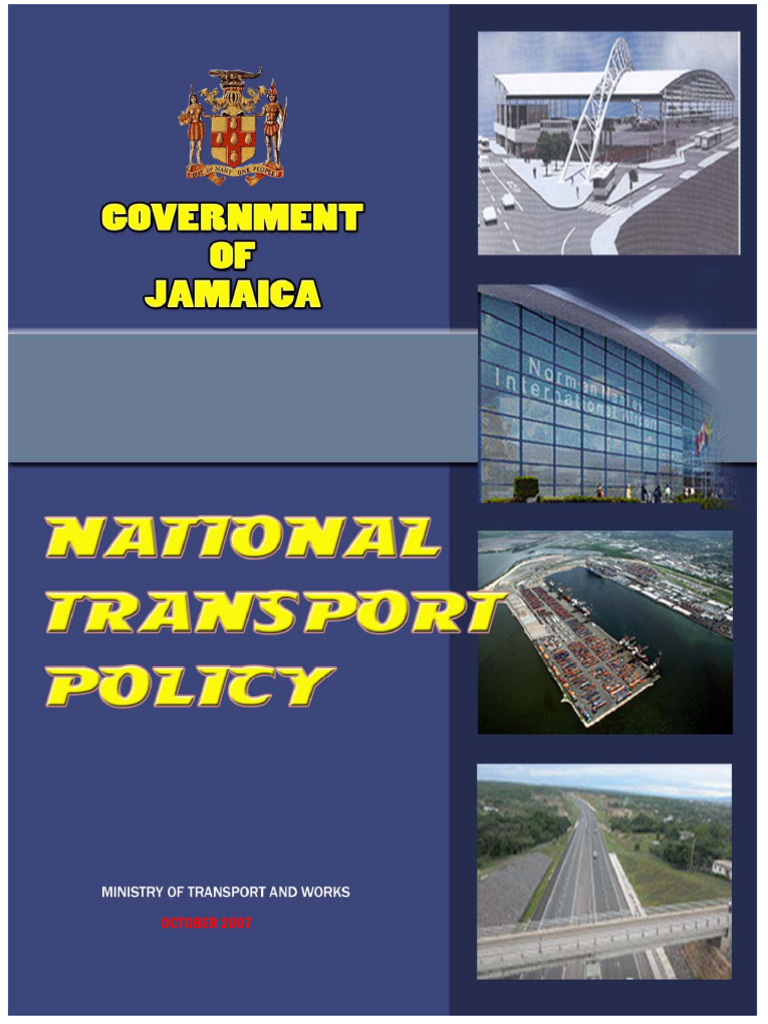 National Transport Policy Jamaica | PDF | Transport | Infrastructure
