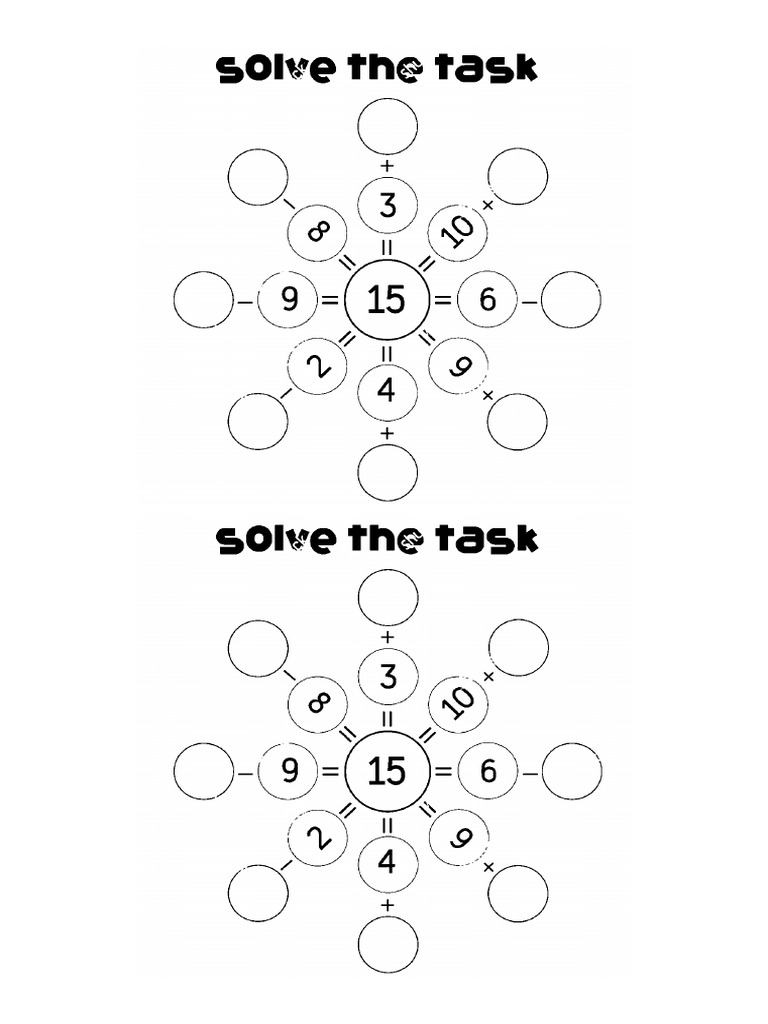 Math Puzzle Year 3 | PDF