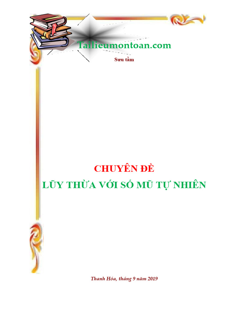 Chuyen de Luy Thua Voi So Mu Tu Nhien | PDF