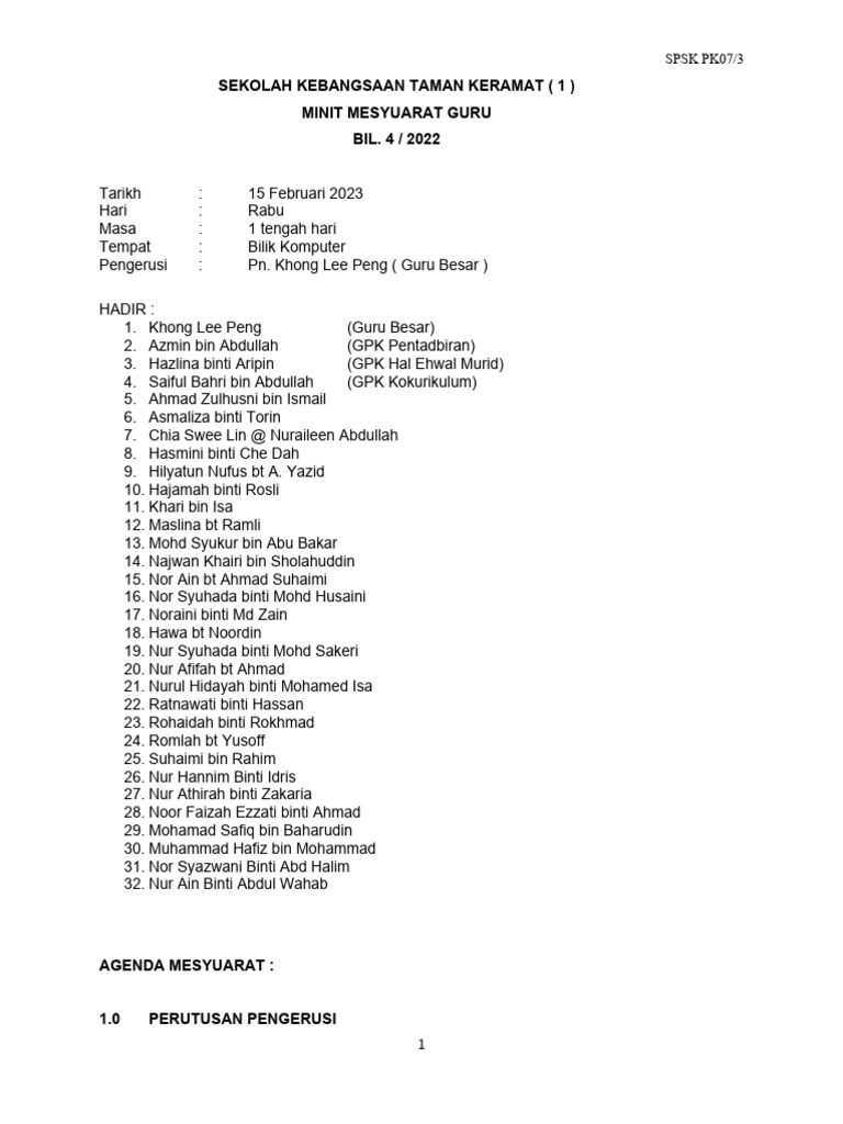 Mesy Guru Bil 4 2022 | PDF