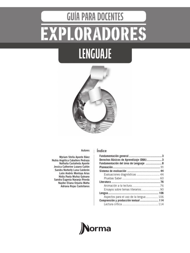 Exp Len06 Doc | PDF | Aprendizaje | Evaluación