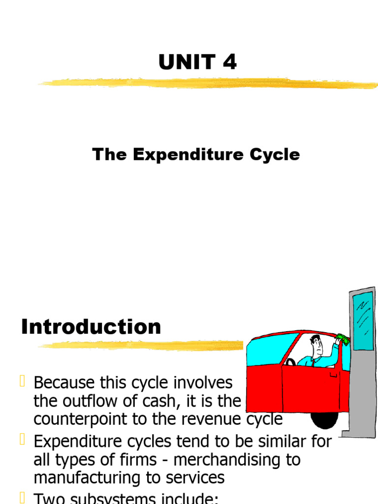 Unit 4 The Expenditure Cycle | PDF | Accounts Payable | Accounting