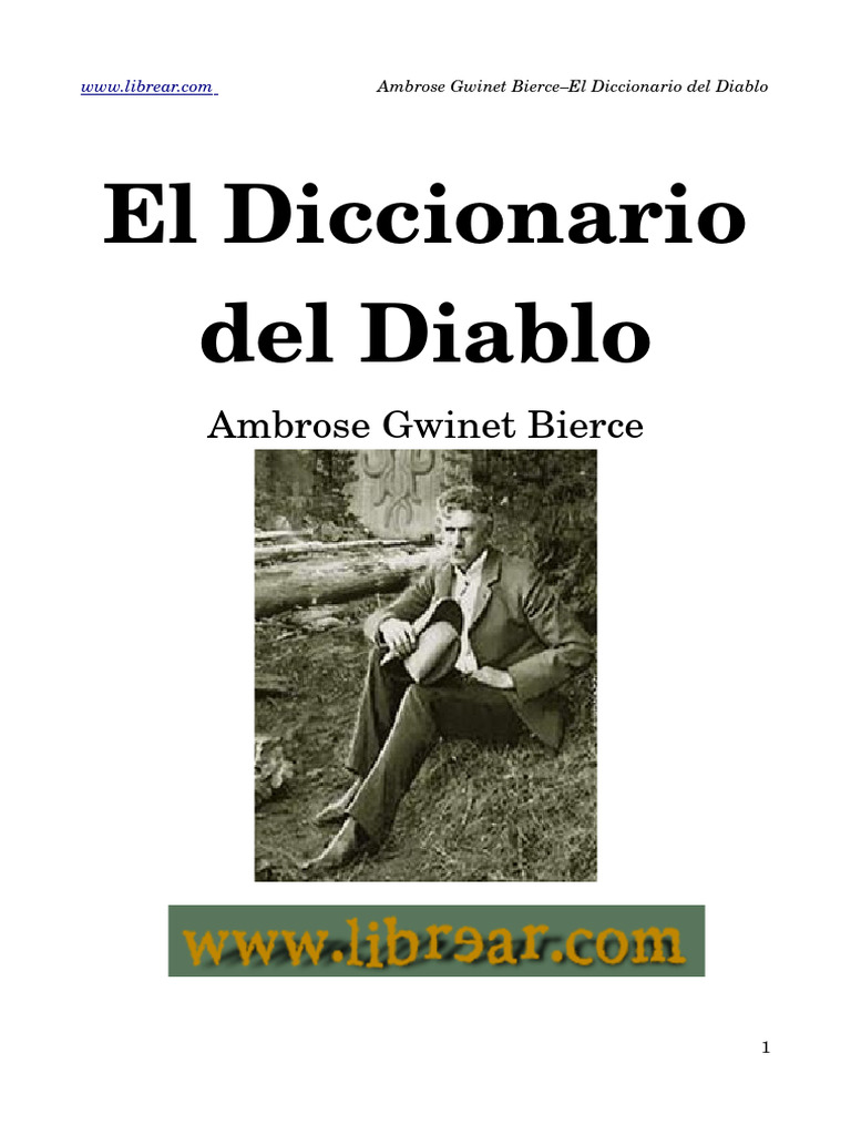 Gwinet Bierce Ambrose-El Diccionario Del Diablo | PDF | Alma | Platón