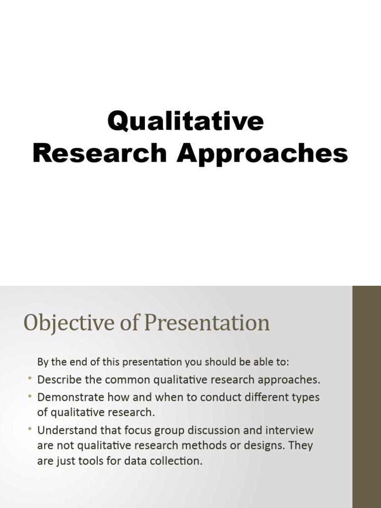 5 4 Qualitative Research Approaches Elmusharaf 2021 | Download Free PDF ...