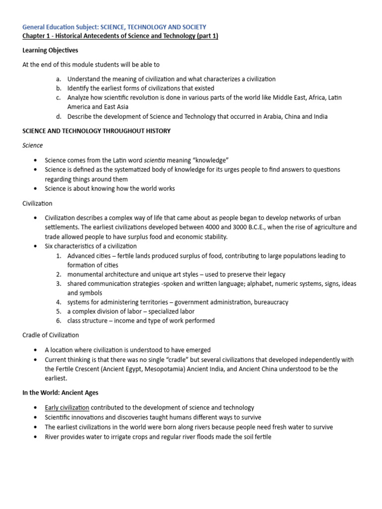 Lesson 1-Handout Part 1 | Download Free PDF | Mesopotamia | Sumer
