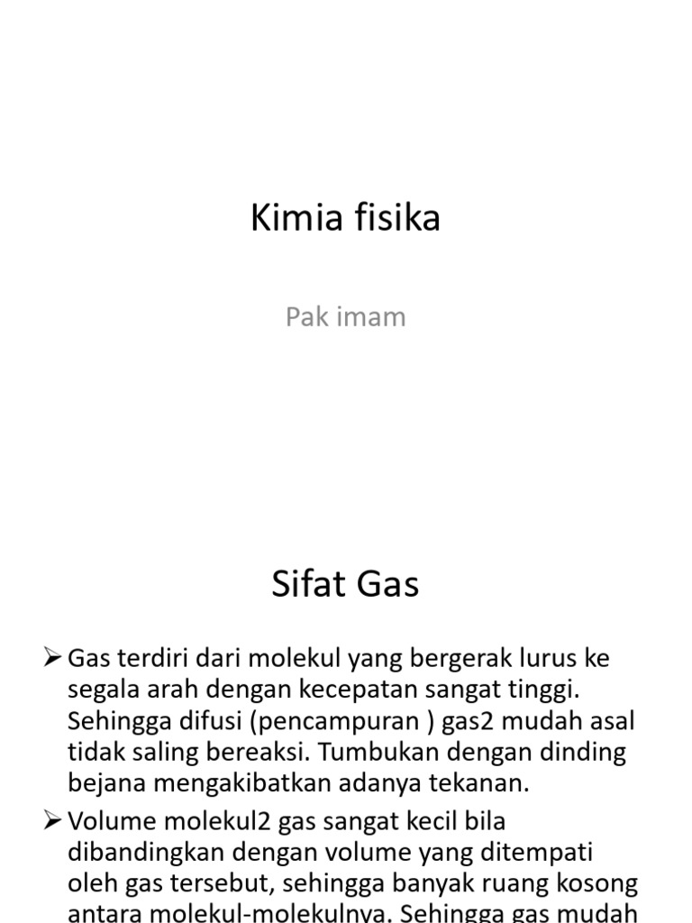 Hukum Gas Ideal | PDF