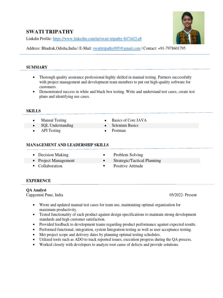 Swati Resume | PDF
