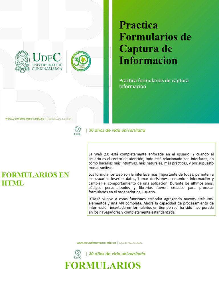 Semana 3-4 Practica 2 Formularios | PDF | Redes | Internet y web
