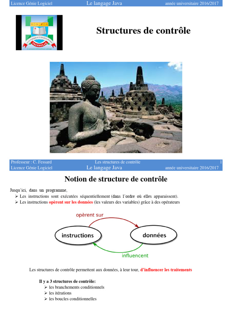 2 Structure de contrôle 3GL16 | PDF