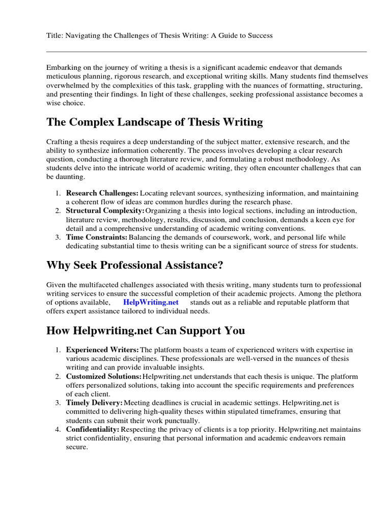 Thesis Report Guidelines | PDF | Thesis | Methodology