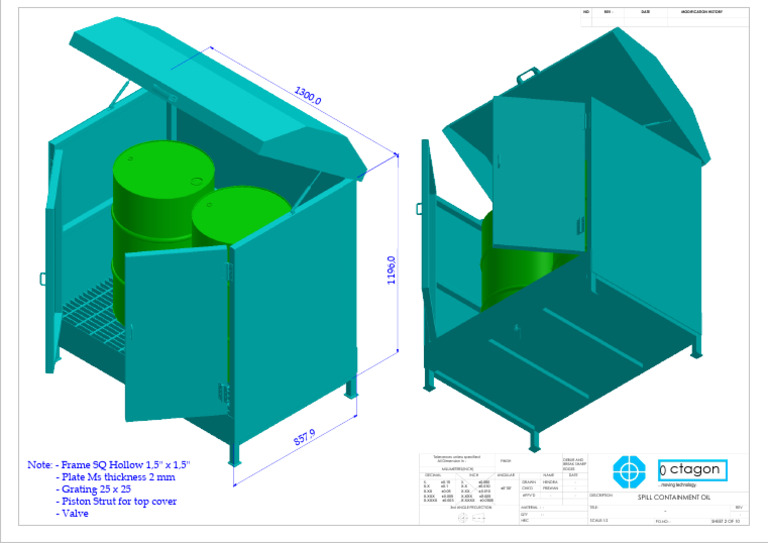 SPILL CONTAINMENT OIL | PDF | Mechanical Engineering