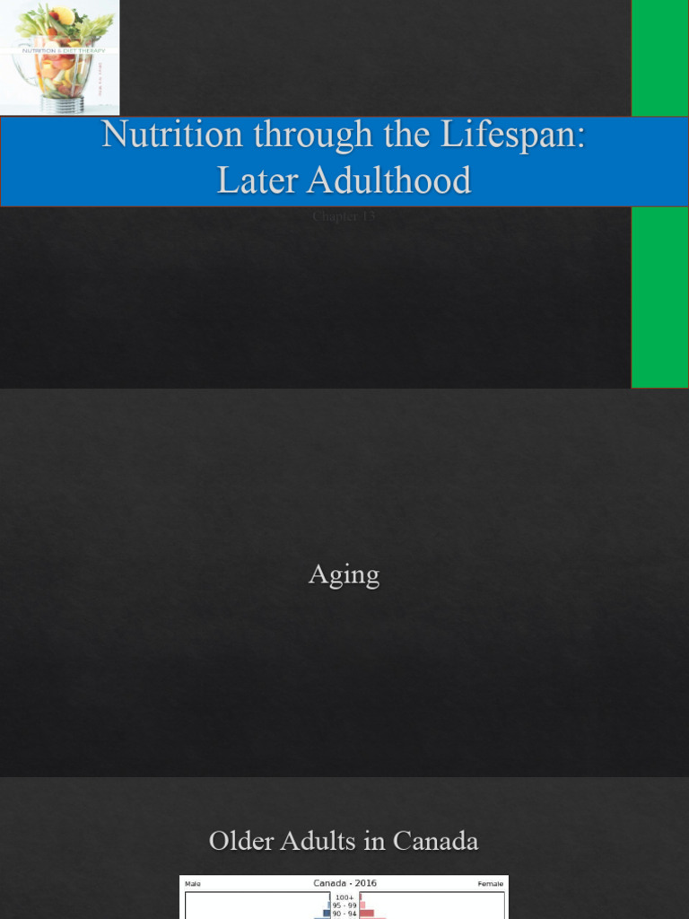 Lecture 03 - Later Adulthood | PDF | Ageing | Digestion