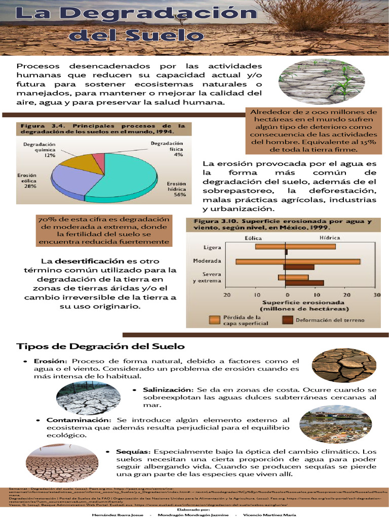 La Degradación Del Suelo | PDF | Degradación ambiental | Suelo