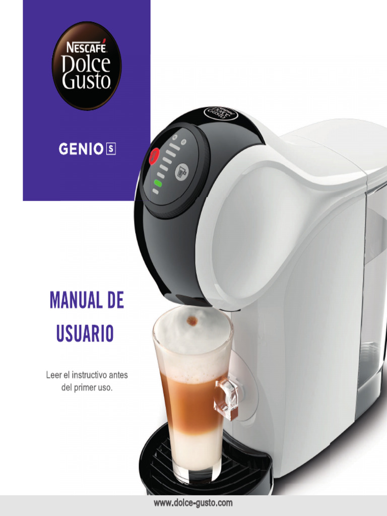 Manual de usuario Dolce Gusto Genio S | PDF