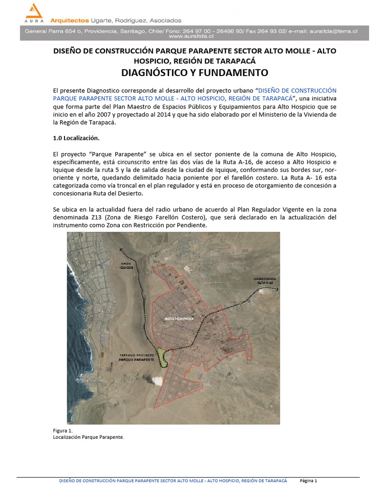 Parque Parapente Alto Molle, Alto Hospicio | PDF | Diseño | Paisaje