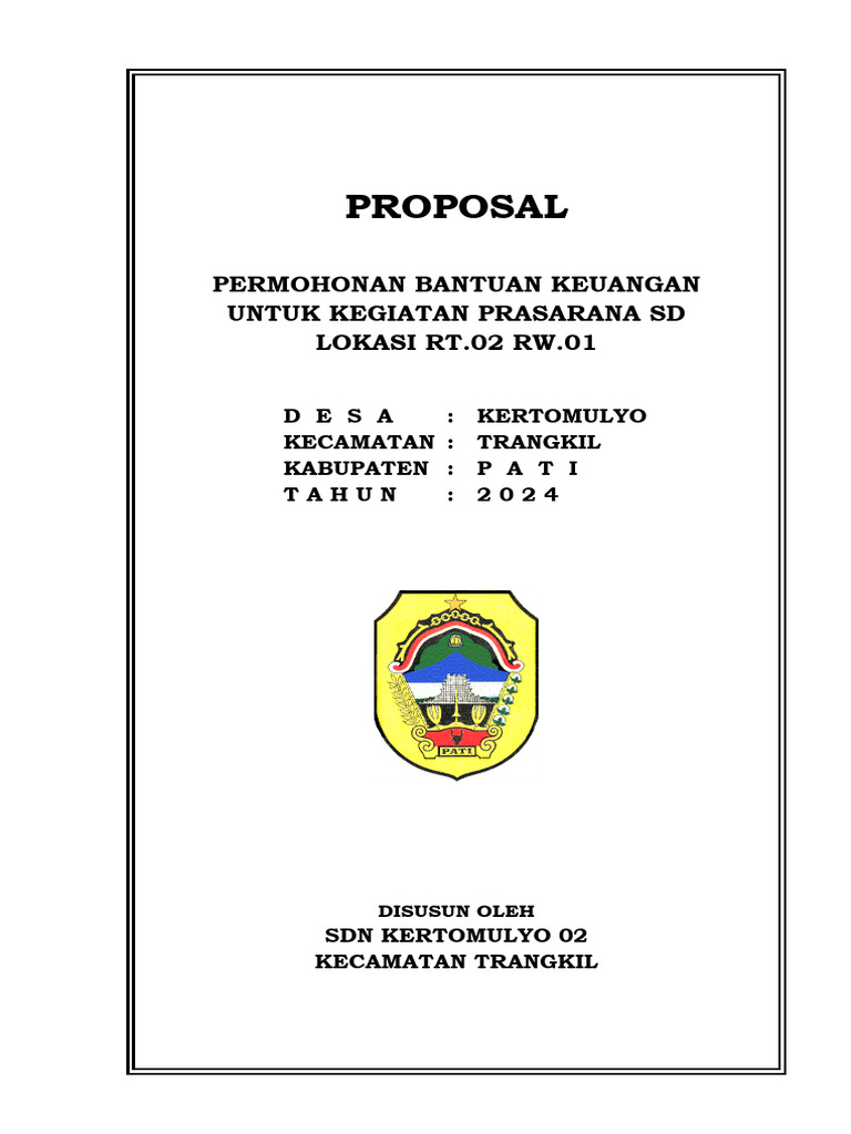 2021 Proposal Prasarana TK | PDF