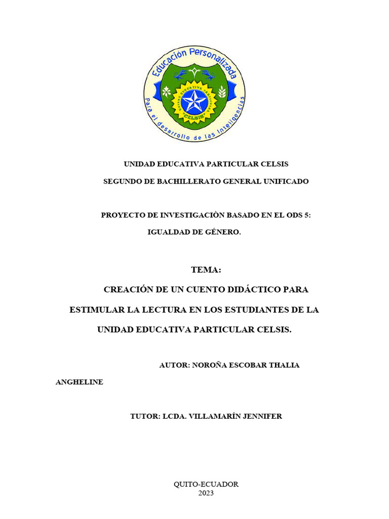 Thalia ODS 5 ( Borrador 4) | PDF | Trata de personas | Violación