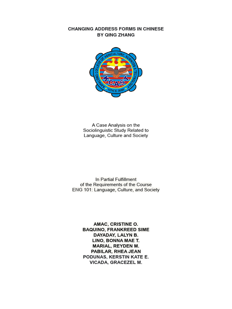 Changing Address Forms in Chinese Paper | PDF | Linguistics | Sales