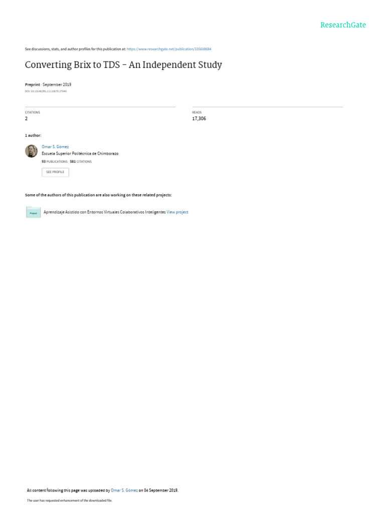 Brix Coefficient and Coffee | PDF | Regression Analysis | Linear Regression