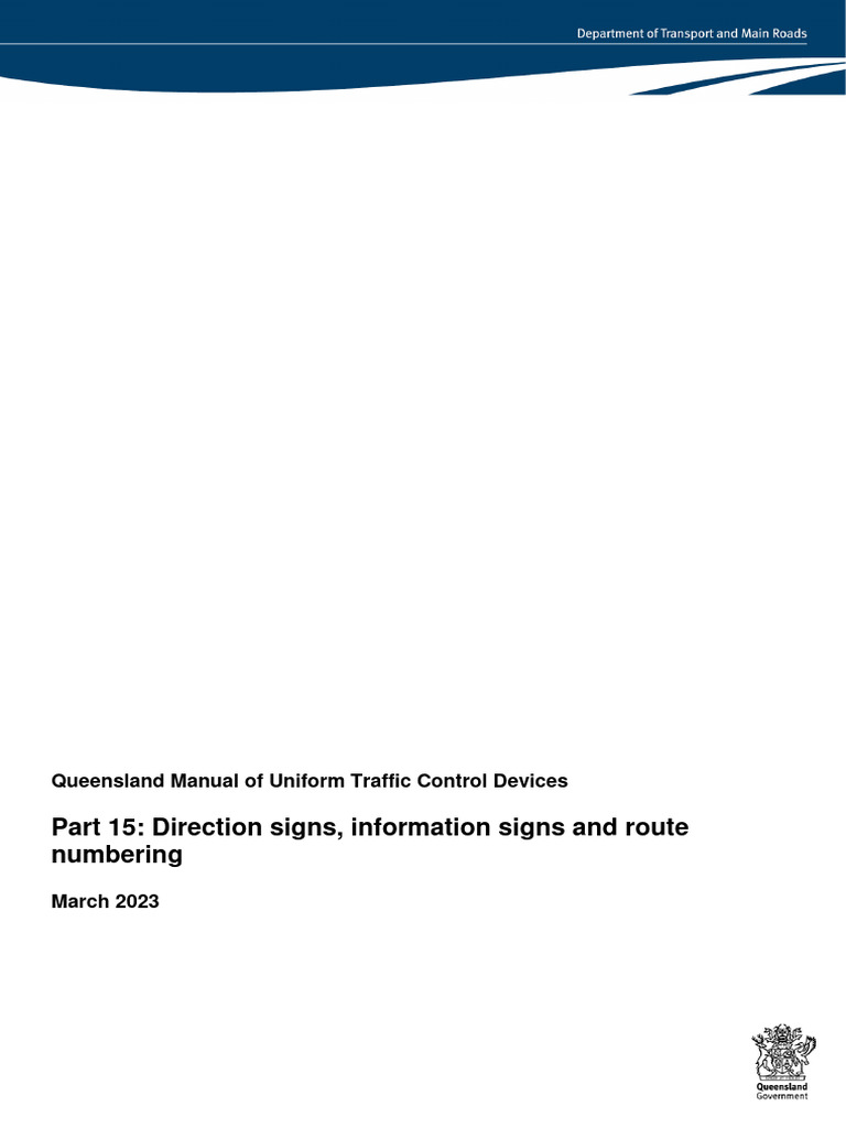 MUTCD PT 15 Direction Signs Information Signs and Route Numbering | PDF ...