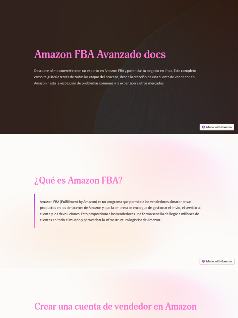 Guía Completa para Amazon FBA | PDF | Inventario | Logística