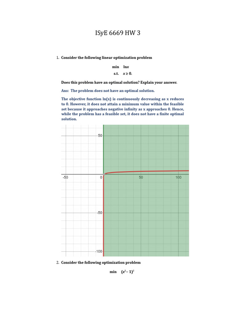 HW3 solution | PDF | Mathematical Optimization | Computational Science