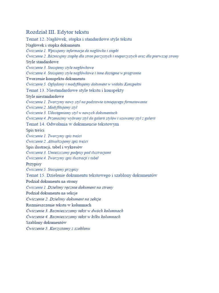 IP1-3 T14 c1 Spis+tresci | PDF