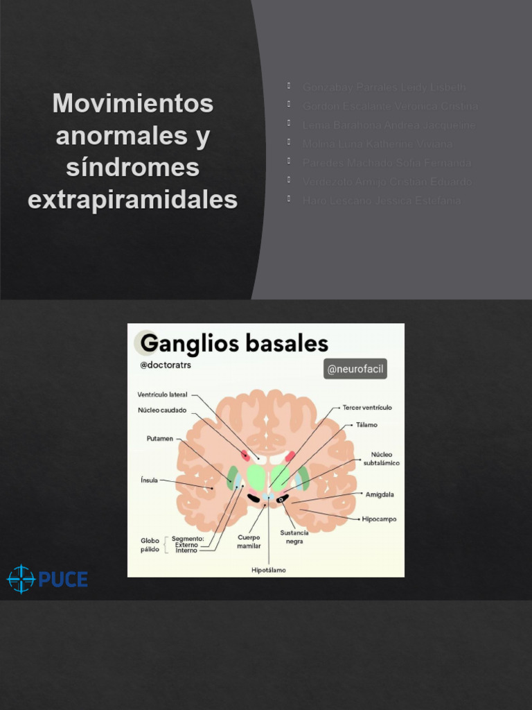 Movimientos Anormales y Síndromes Extrapiramidales | PDF | Enfermedad ...