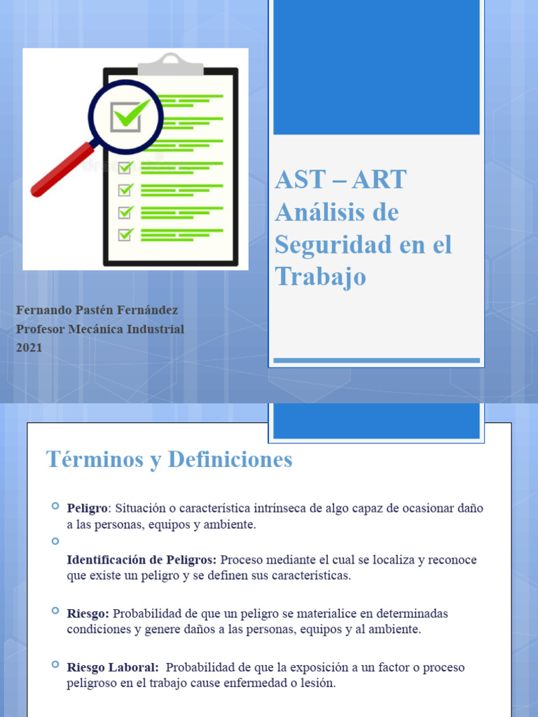 AST-ART | PDF | Riesgo | Evaluación de riesgos