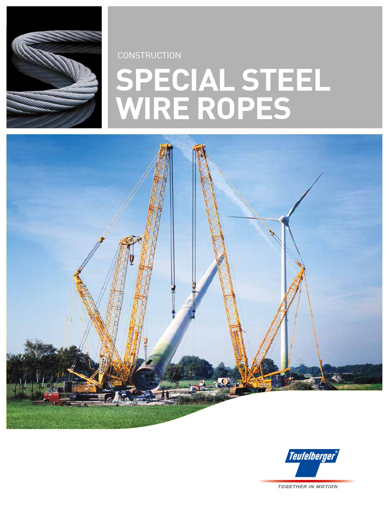 13 09 19 Segmentbroschuere Bau en | PDF | Crane (Machine) | Rope