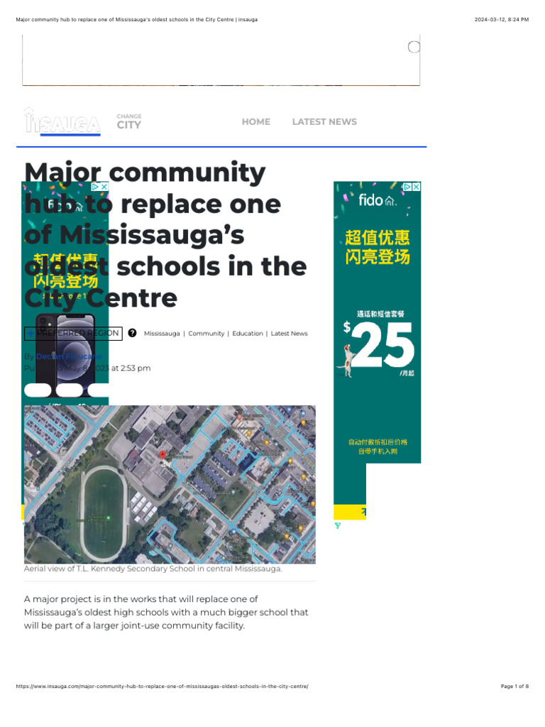 Major Community Hub To Replace One of Mississauga's Oldest Schools in ...