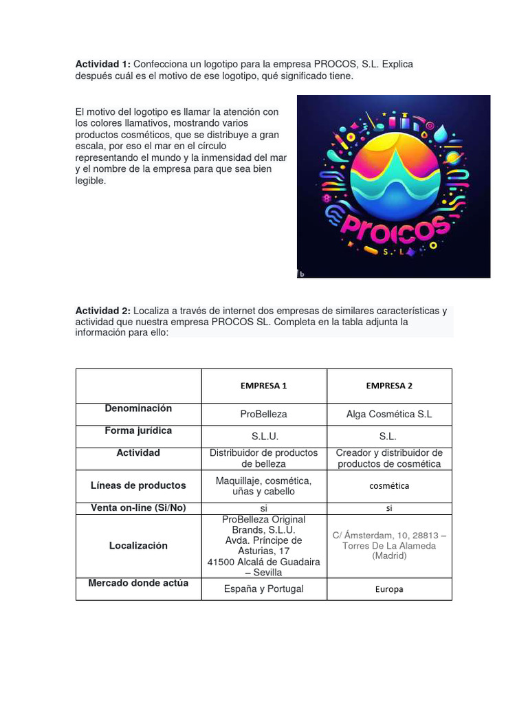 Ana Isabel Hernandez Sanchez EMAU01 Tarea | PDF | Pequeñas y medianas ...