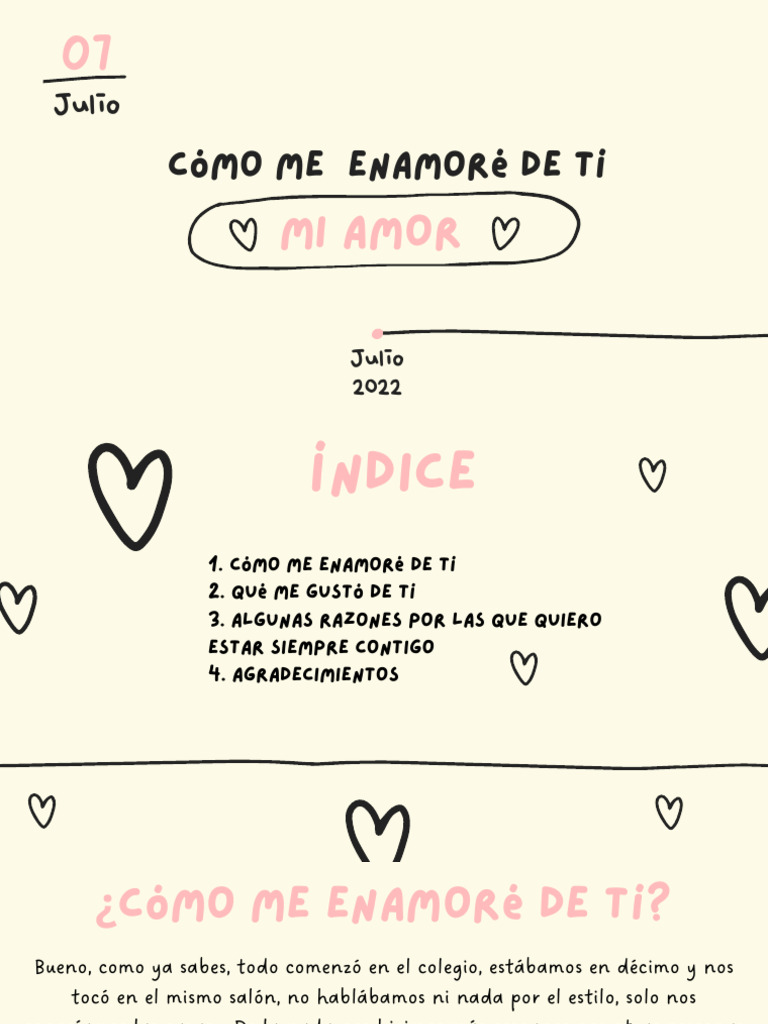 Cómo Me Enamoré de Ti | PDF