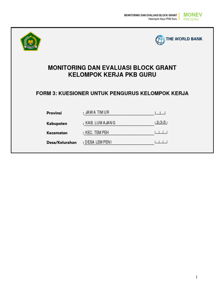 Kuesioner Pokja - FIN - R18 | PDF