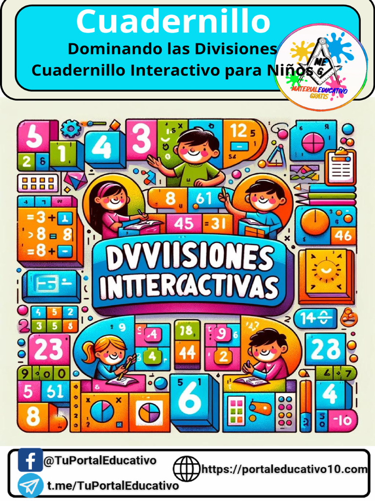 Dominando Las Divisiones Cuadernillo Interactivo para Niños ...