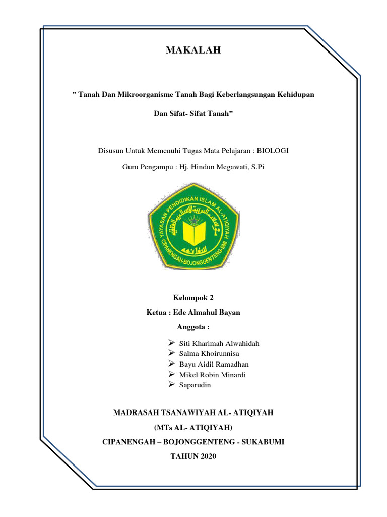 Tanah dan Mikroorganisme untuk Kehidupan | PDF | Griya & Taman | Sains ...