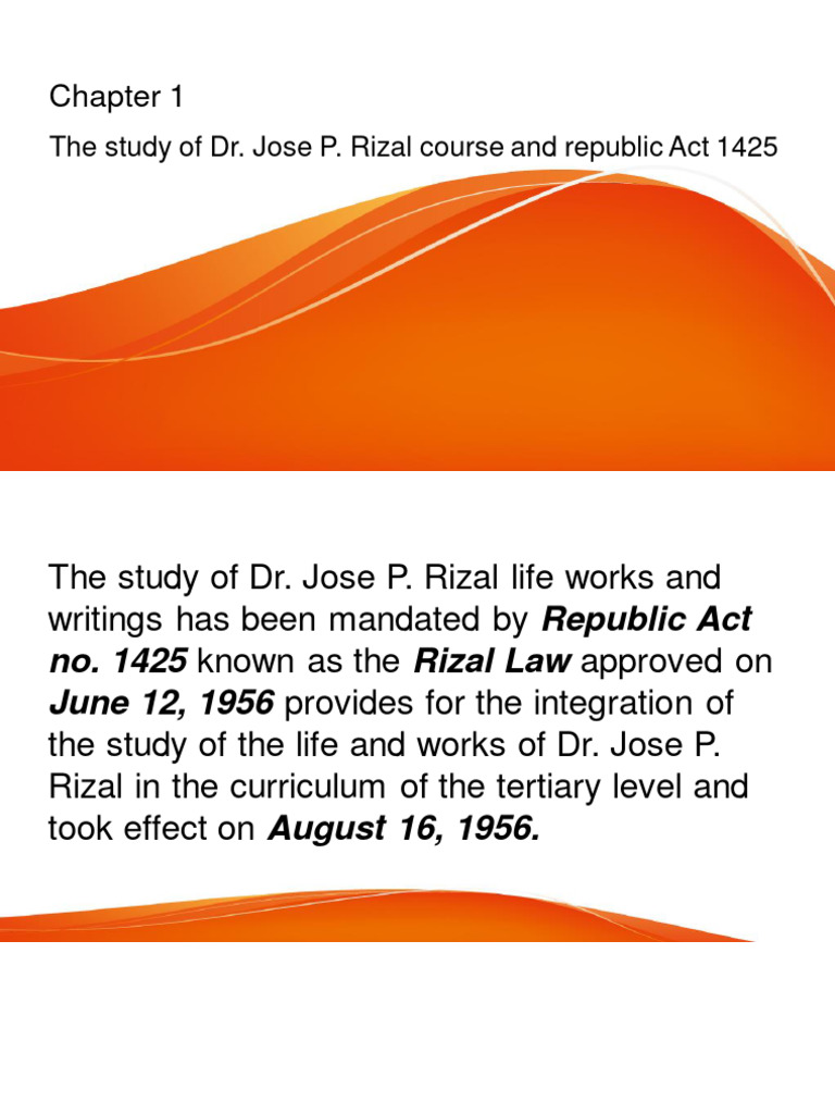 Chapter 1 Rizal | PDF | Philippines