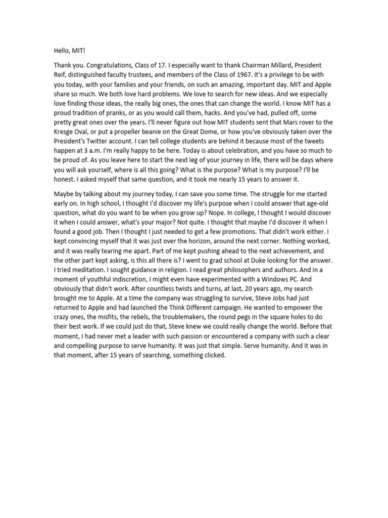 Script Tim Cook | PDF