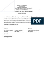 Certificate of Availability of Funds | PDF