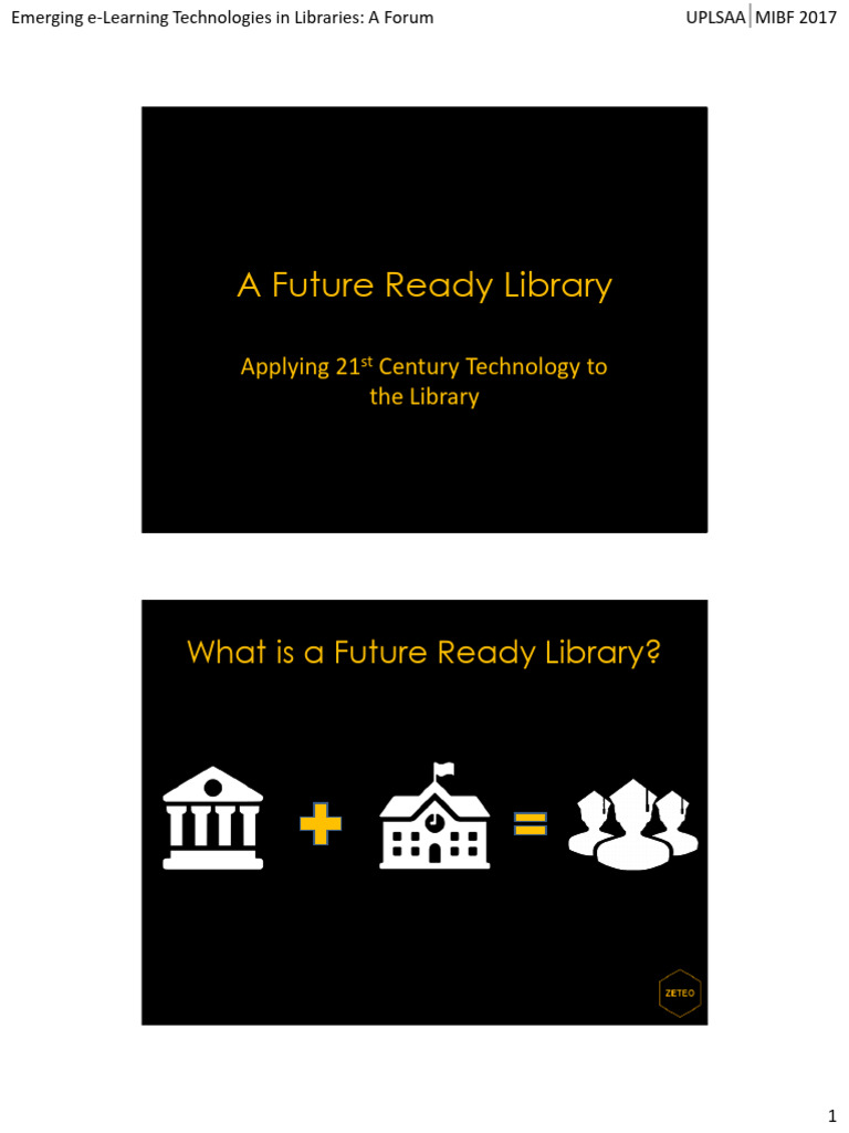 A Future Ready Library_FUyham | PDF | Augmented Reality | Educational ...