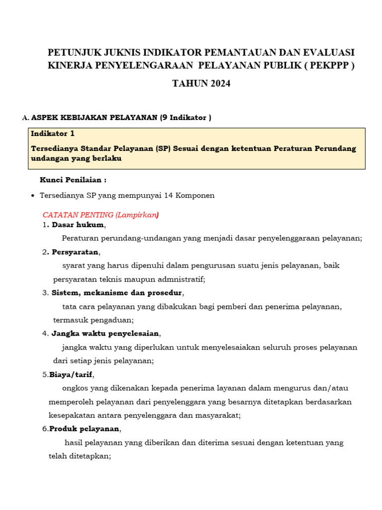 Panduan Evaluasi Pelayanan Publik | PDF | Bisnis